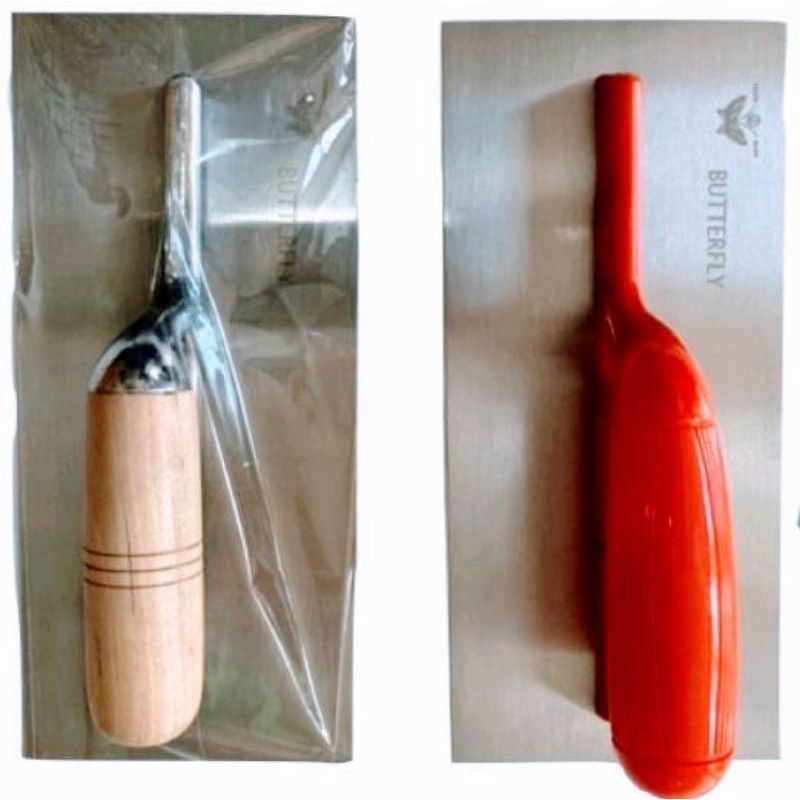 BUTTERFLY PALITADA PLASTERING CEMENT TROWEL 11" PLASTIC/WOOD HANDLE ...
