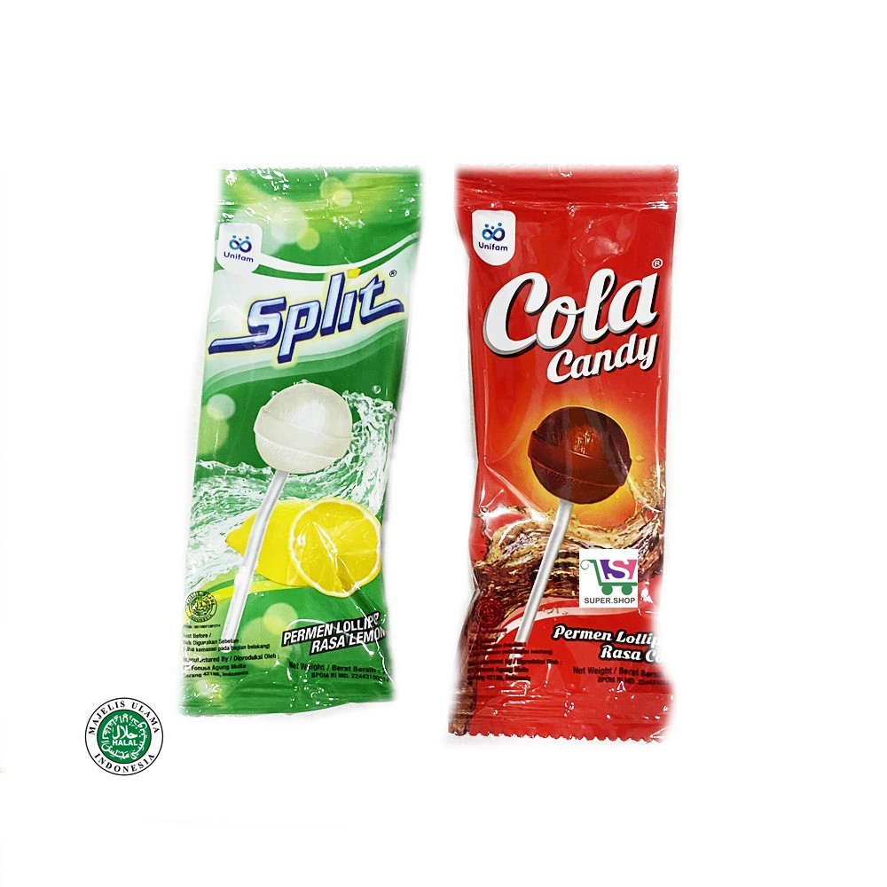 Cola/split Lollipop Lollipop Candy 7 Grams Unit | Shopee Philippines