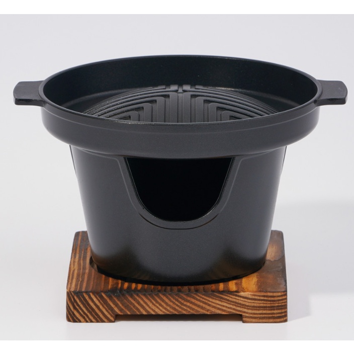 Korea Kaen Mini Round Brazier Pan Japanese Style Personal Set | Shopee ...