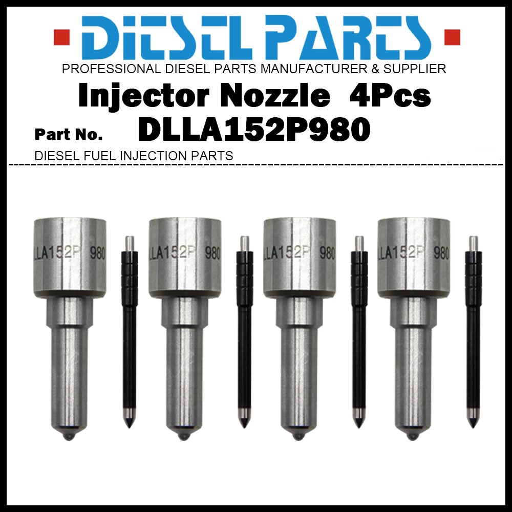 4Pcs Diesel Fuel Injector Nozzle Tips DLLA152P980 for Isuzu D-Max 3.0L ...