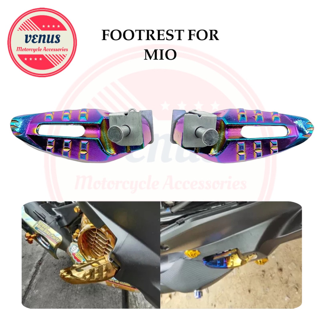 Venus Motorcycle Alloy Footrest For Mio | Shopee Philippines