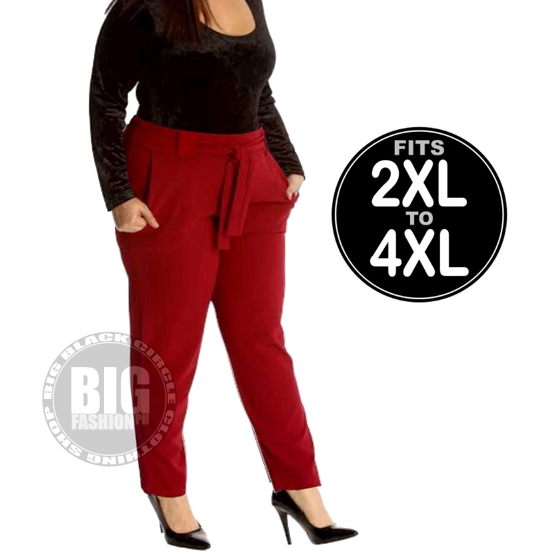 Plus Size Candy Pants High Waist NOW BIGGER | Shopee Philippines