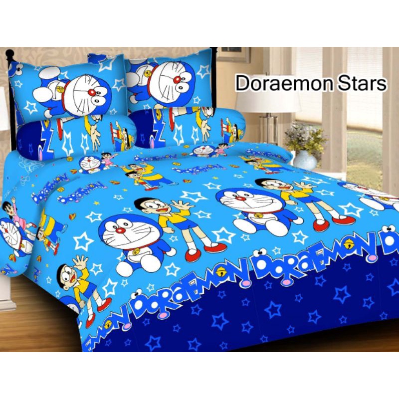 Doraemon Character Smooth Bed Sheet | Shopee Philippines