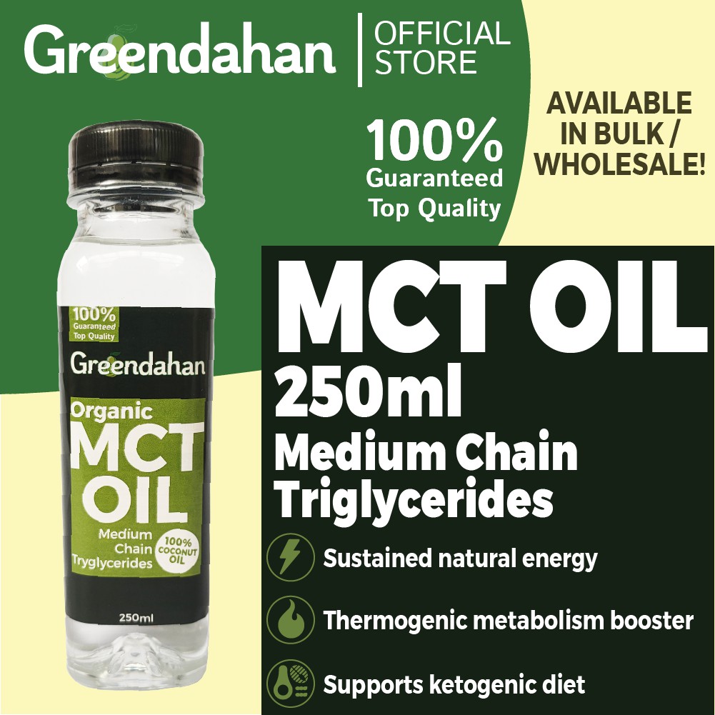 GREENDAHAN /MCT Oil - Pure 100% Medium Chain Triglycerides 250ml ...