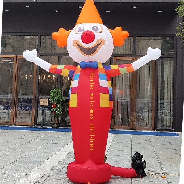 Beckoning God of Wealth Arch opening cartoon inflatable rainbow door ...