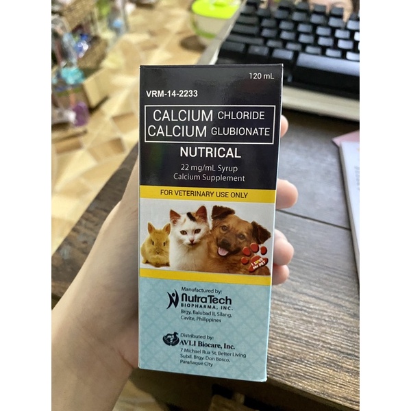 Nutrical Syrup calcium for pets 60ml or 120ml | Shopee Philippines