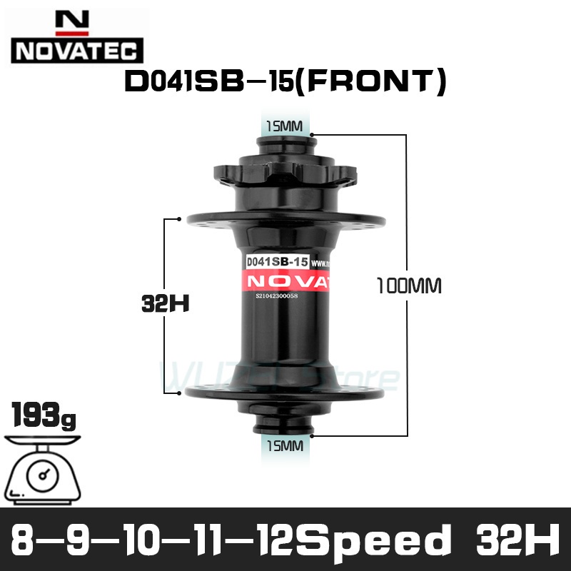 NOVATECMtb Boost Thru Hub D041sb-15 D442sb-X12 8/9/10/11/12 Speed 32 ...