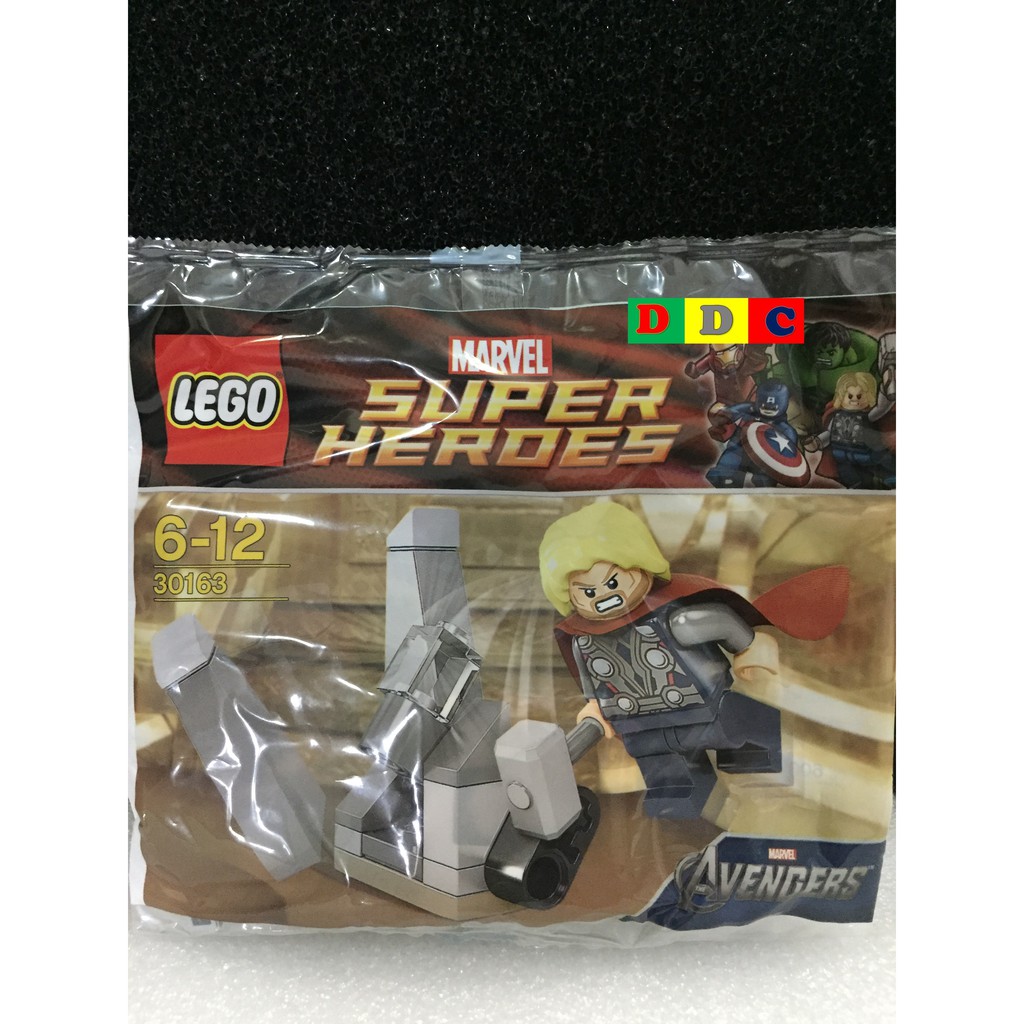 LEGO MARVEL 30163 THOR AND THE COSMIC CUBE POLYBAG (SEALED) | Shopee ...