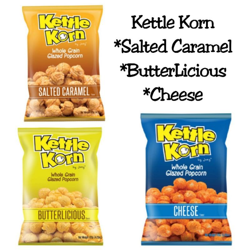 Kettle Korn ( Salted Caramel / ButterLicious / Cheese) Set Of 3 packs ...