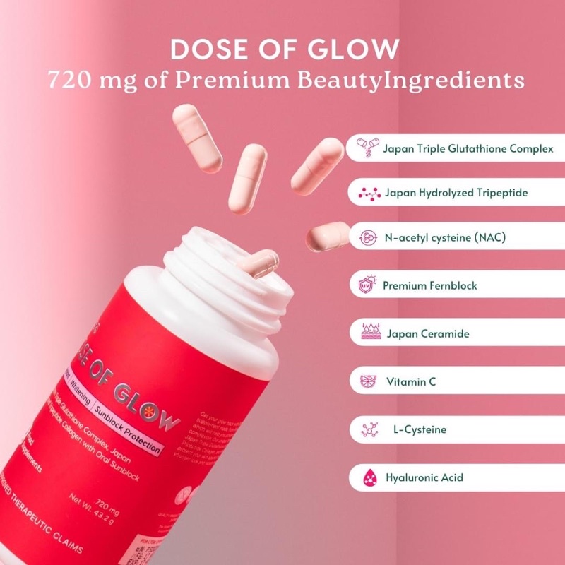 Daily Dose of Glow Glutathione | Shopee Philippines