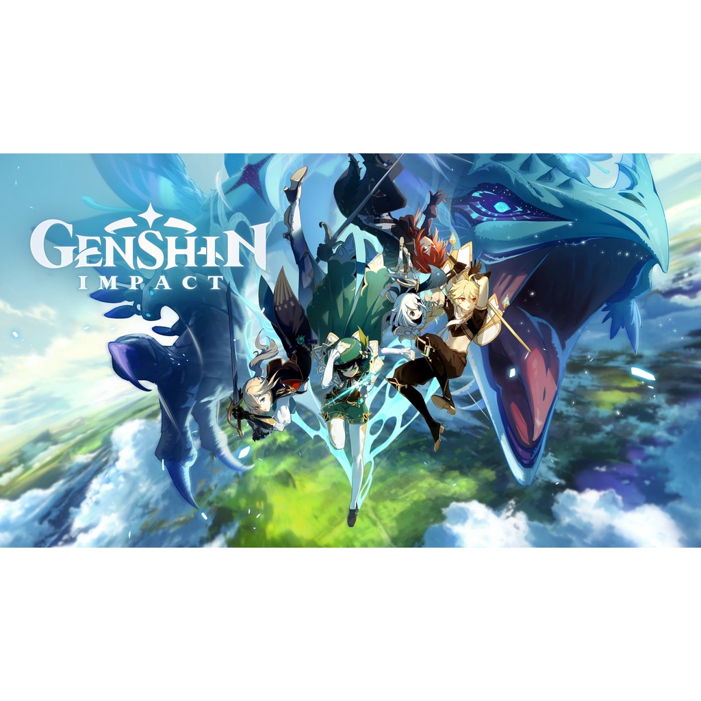 Genshin Impact : Official Gaming Poster / Sticker / Laminated Posters ...