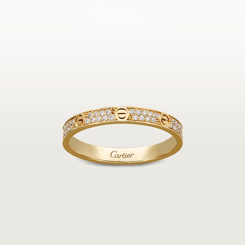 CT Two-row Drill Ring Titanium Steel Couple Jewelry Eternity Ring with ...