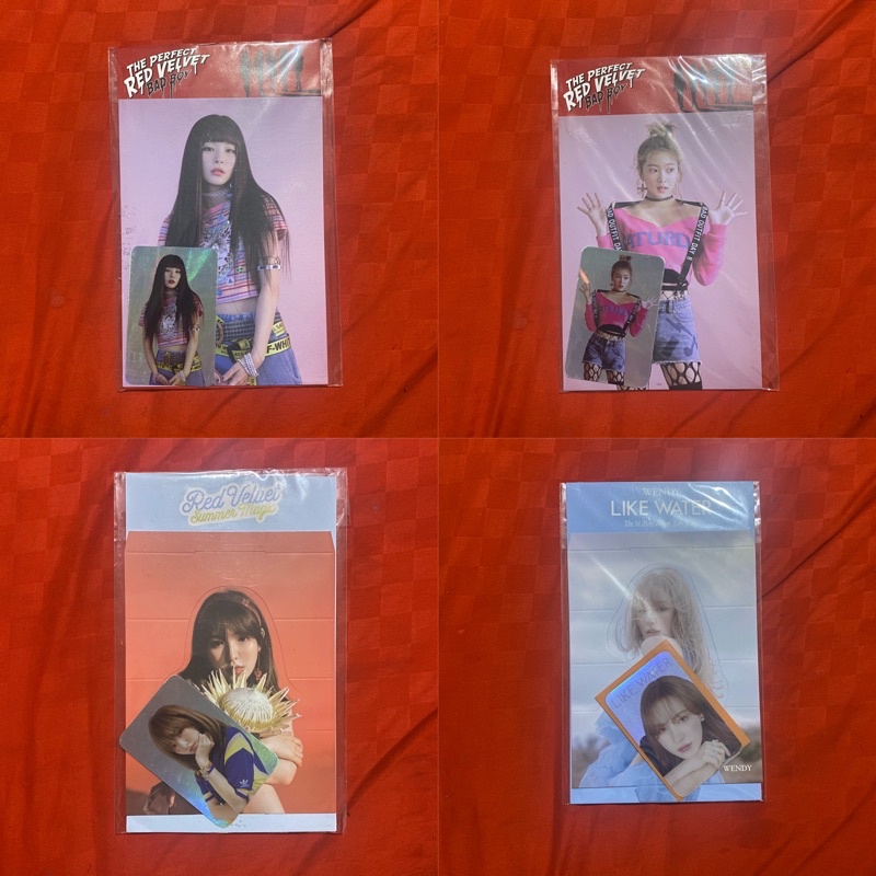 Standee HOLOGRAM PHOTOCARD RED VELVET BAD BOY SUMMER MAGIC LIKE WATERml ...