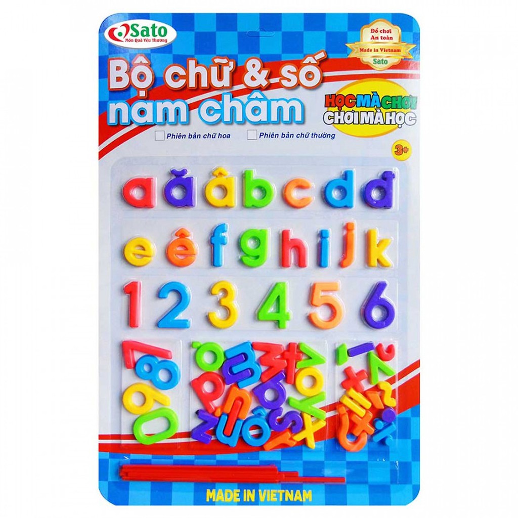 Sato Magnetic Numbers and Lowercase Letters Set - sato094 | Shopee ...