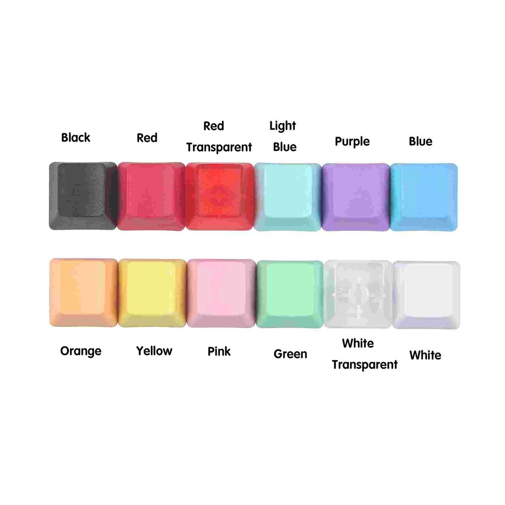 KBDfans Multi-Colored Oem Blank 1u Keycaps 10Pcs. | Shopee Philippines