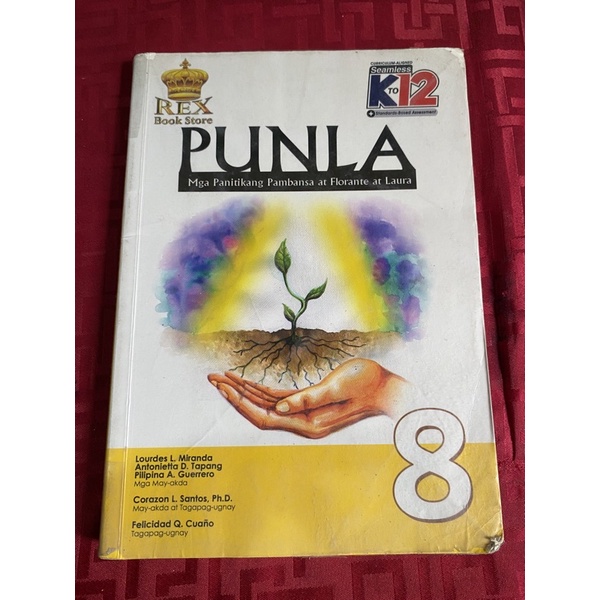 PUNLA Mga Panitikang Pambansa at Florante at Laura 8 | Shopee Philippines