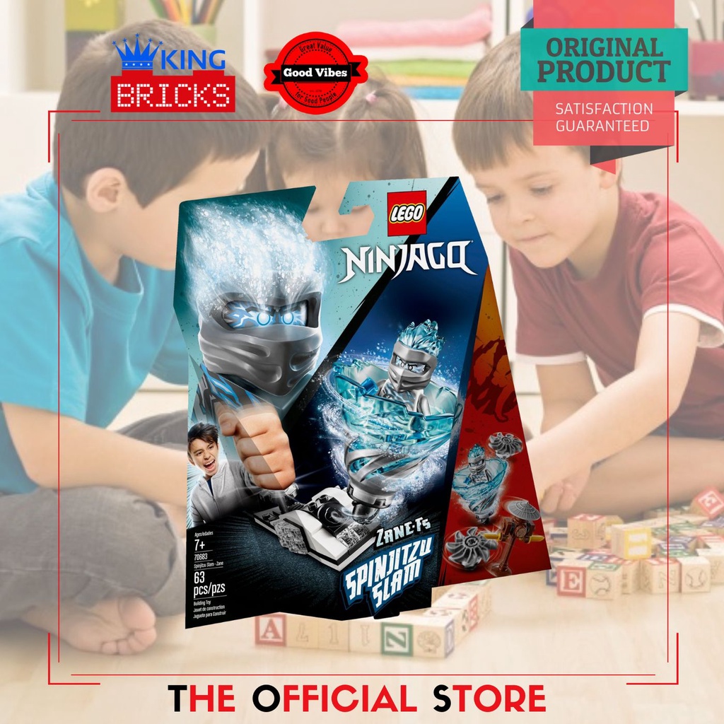 Lego Original NINJAGO 70683 Spinjitzu Slam Zane - Creative Educational ...
