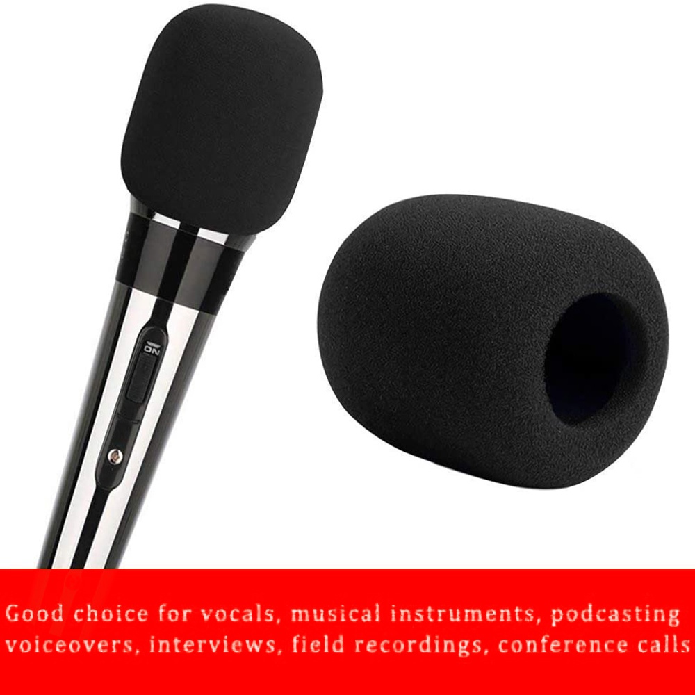 Mic Covers For Microphones - Black Mic Cover Foam Windscreen Covers For ...