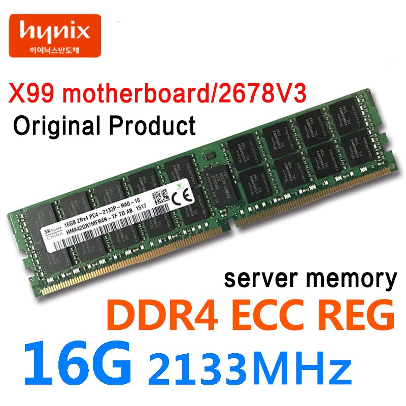 Samsung 16G 32GB ddr4 PC4-2133P 2400T 2666ECC REG server memory stick ...