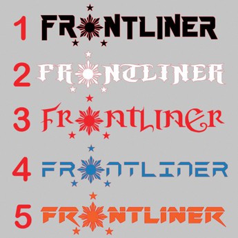 FRONTLINER Reflective Vinyl Sticker | Shopee Philippines