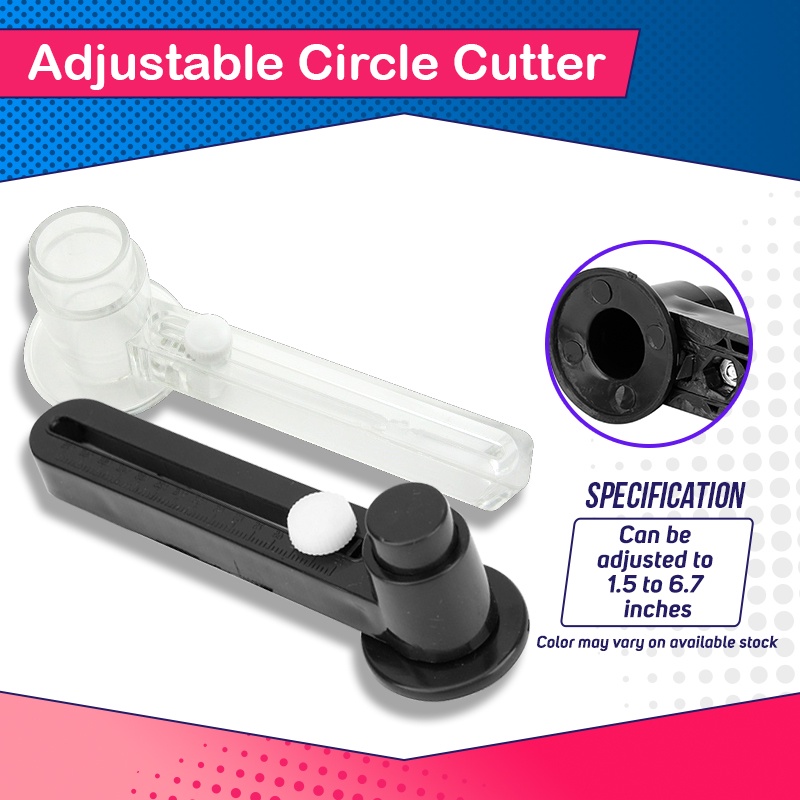 Plastic Circle Cutter For Button Pin Making , Cutting Size Adjustable ...