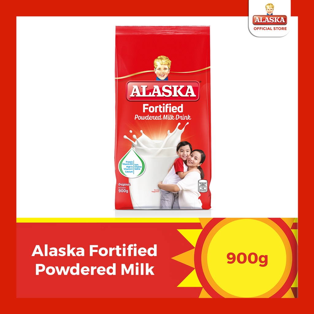 ⊙♧Alaska Fortified Powdered Milk Drink 900G | Shopee Philippines