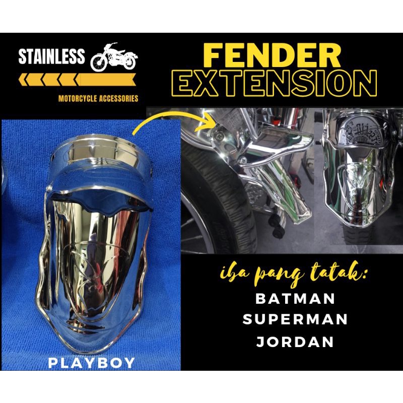 Tapalodo Extension, Rear Fender Extension Long Wavy (Universal ...