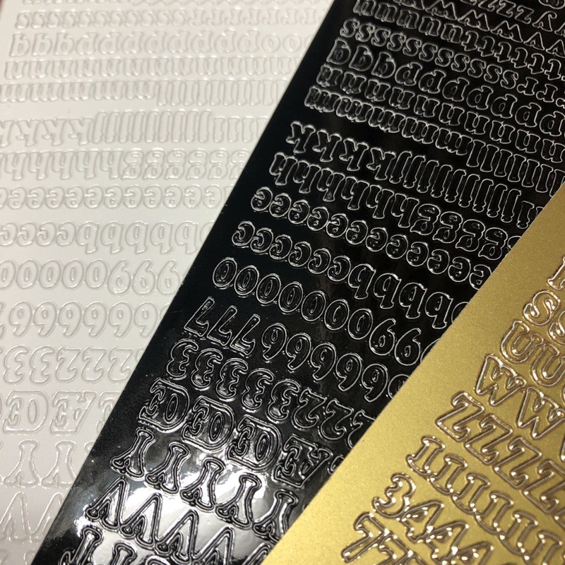 Sticker letters and numbers | Shopee Philippines