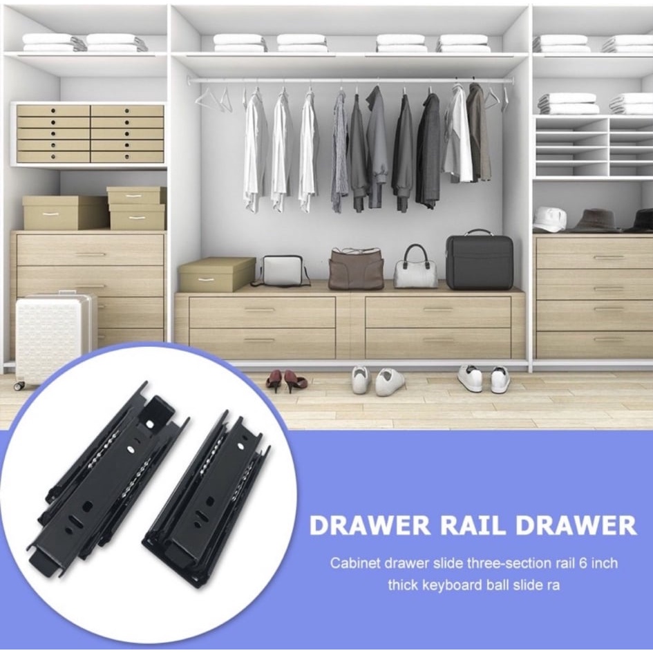 SUNRISE DRAWER GUIDE ( 2PCS ) SUNRISE 10-20 INCHES FULL EXTENSION ...