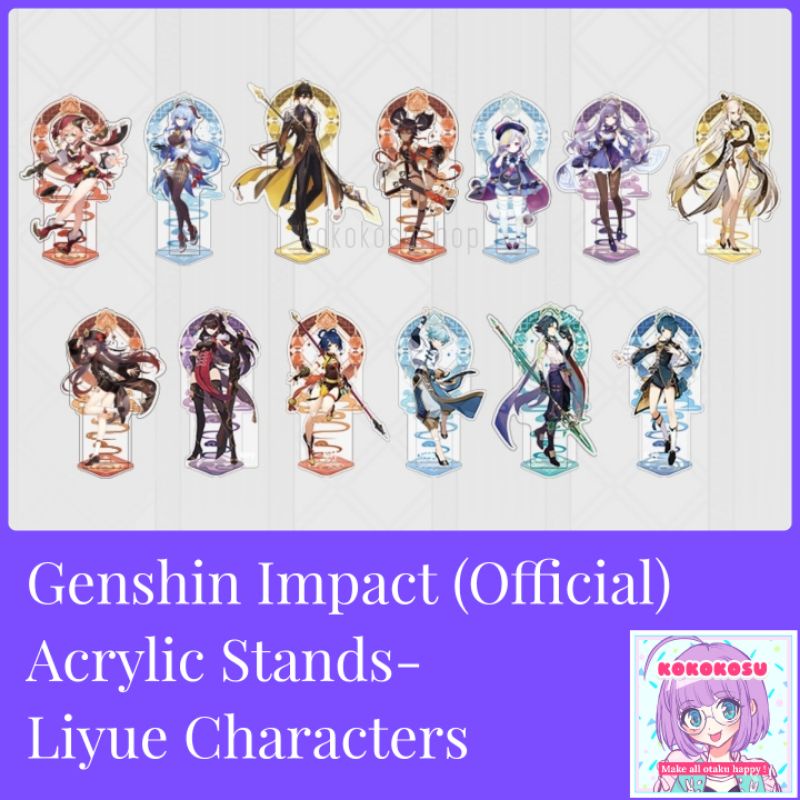 [ON HAND Yanfei] Genshin Impact Official Acrylic Stand Liyue | Shopee ...