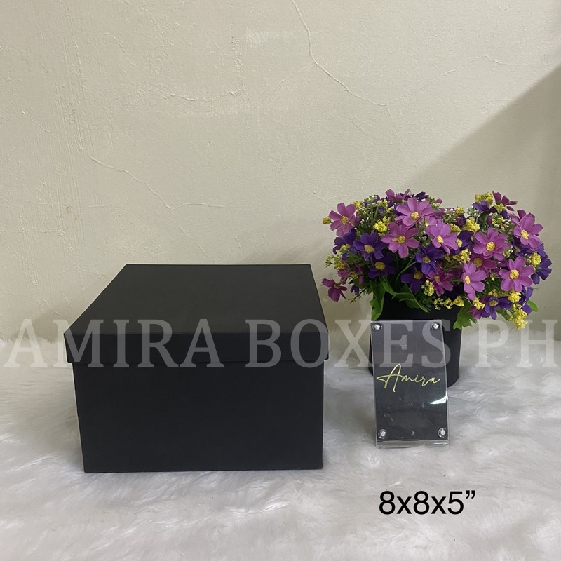 8x8x5” Square Regular Hard Box | Shopee Philippines