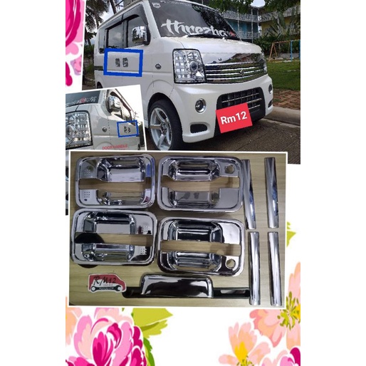 DOOR HANDLE COVER SUZUKI DA64V DA64W TRANSFORMER VAN | Shopee Philippines