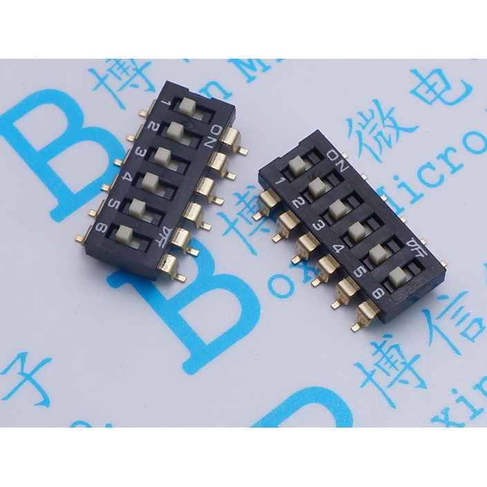 50pcs 2.54MM 6 bit 6 gear 2.54 flat dial switch encoding IC switch ...