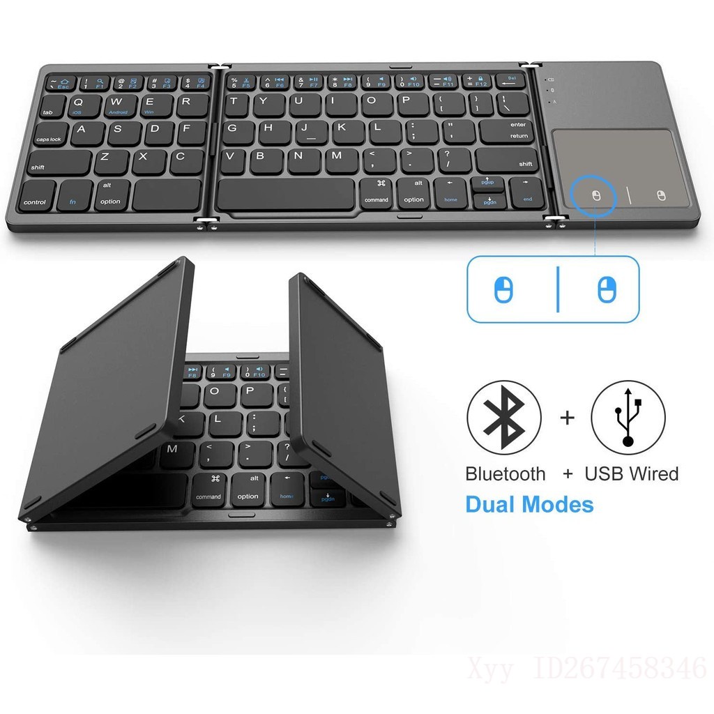 Wireless Bluetooth keyboard Dual-mode Bluetooth and USB wired ...