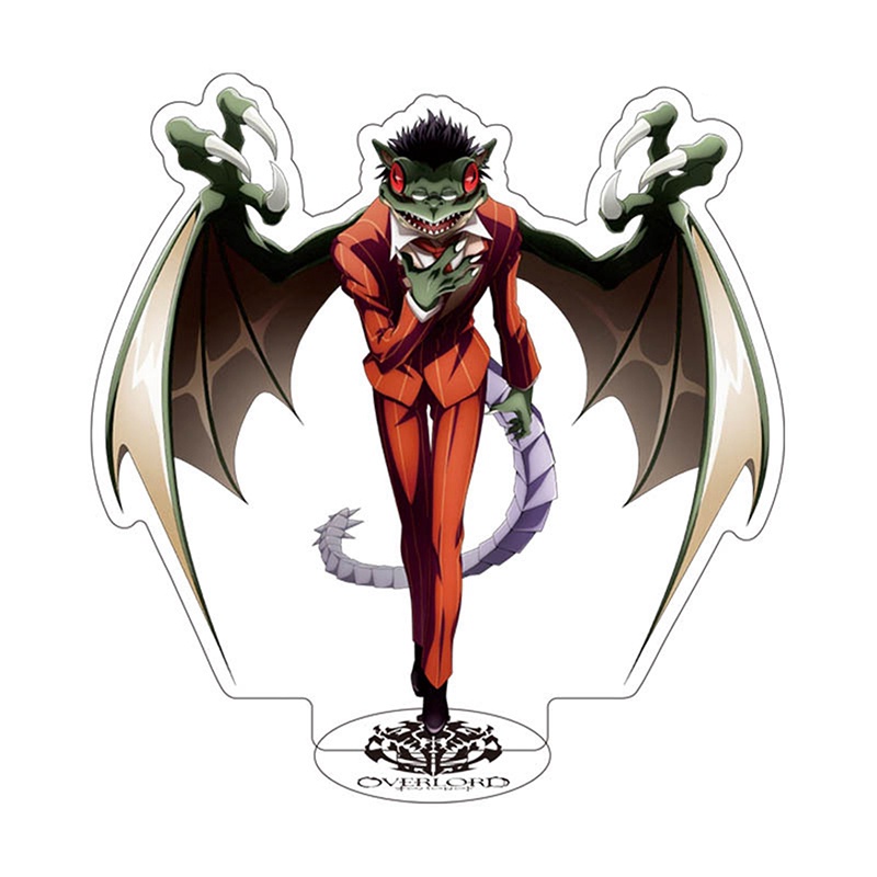 XINQITE Anime Overlord Figure Acrylic Stand Model Toy Ainz Ooal Gown ...
