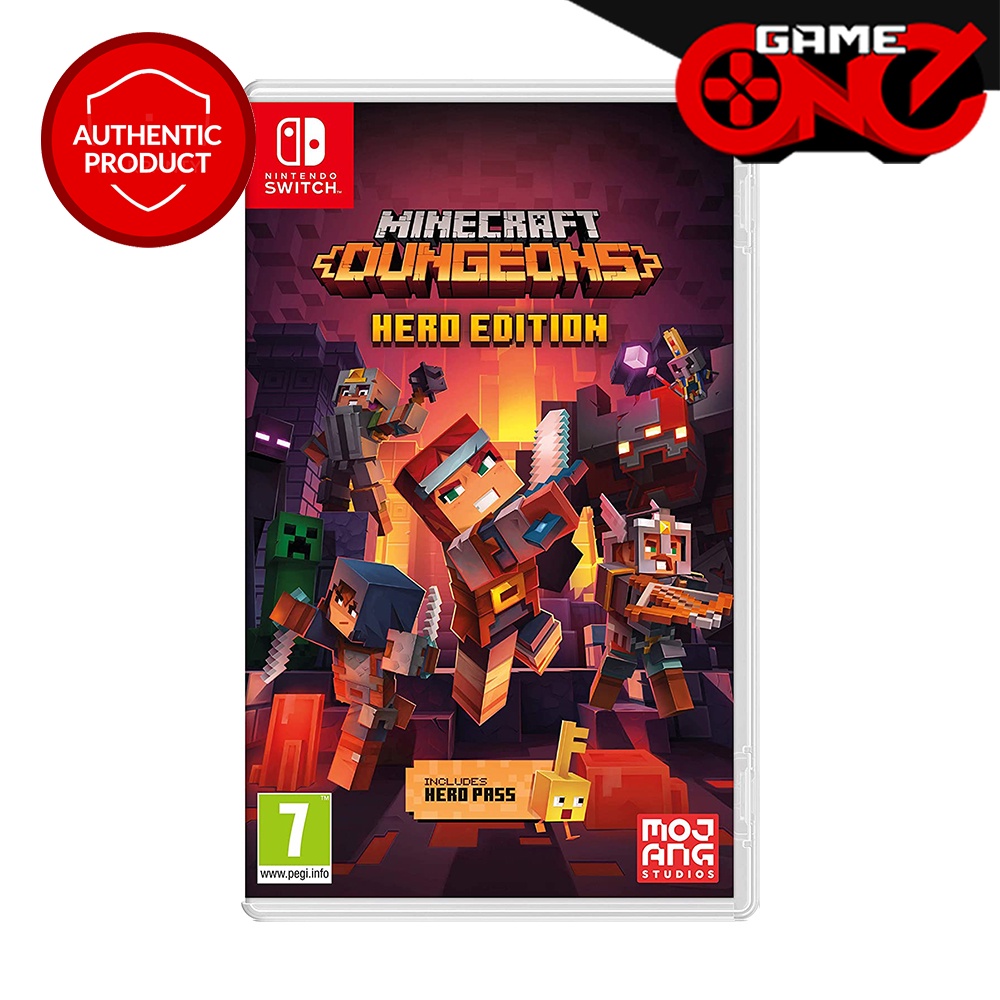 Nintendo Switch Minecraft Dungeons Hero Edition [EU] | Shopee Philippines
