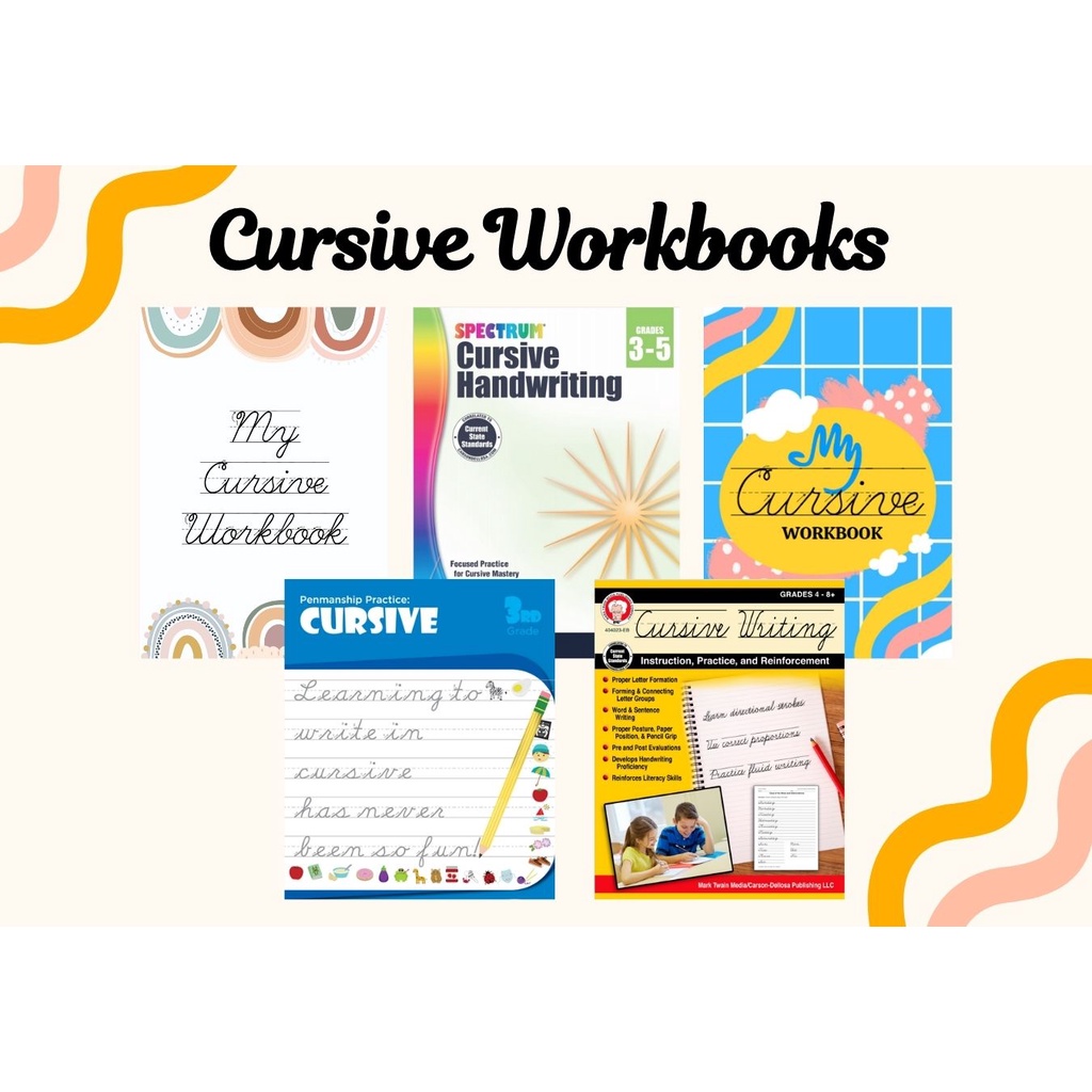 Recommended Cursive Workbooks - book bind - grades 2 to 5 | Shopee ...