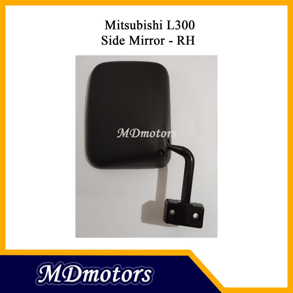 Mitsubishi L300 Side Mirror L-300 Black Manual Right Side Taiwan ...