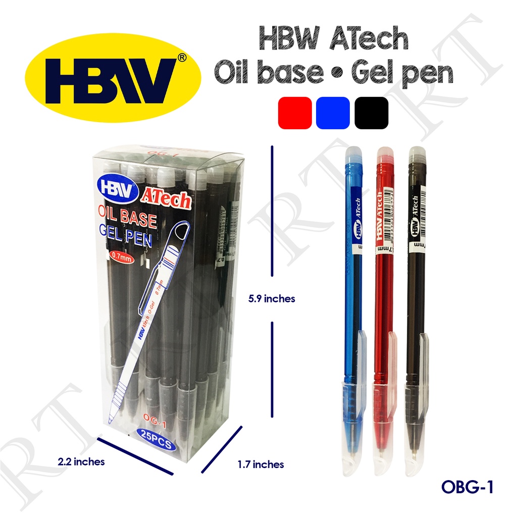 Hbw Classic Design Brand retractable ballpen Black blue red 1pcs Shopee Philippines