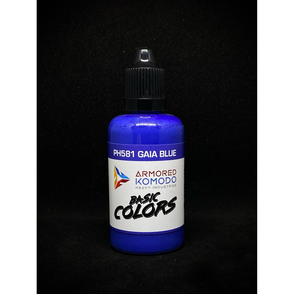 Gaia Blue PH581 50ml Armored Komodo Airbrush Hobby Paint | Shopee ...