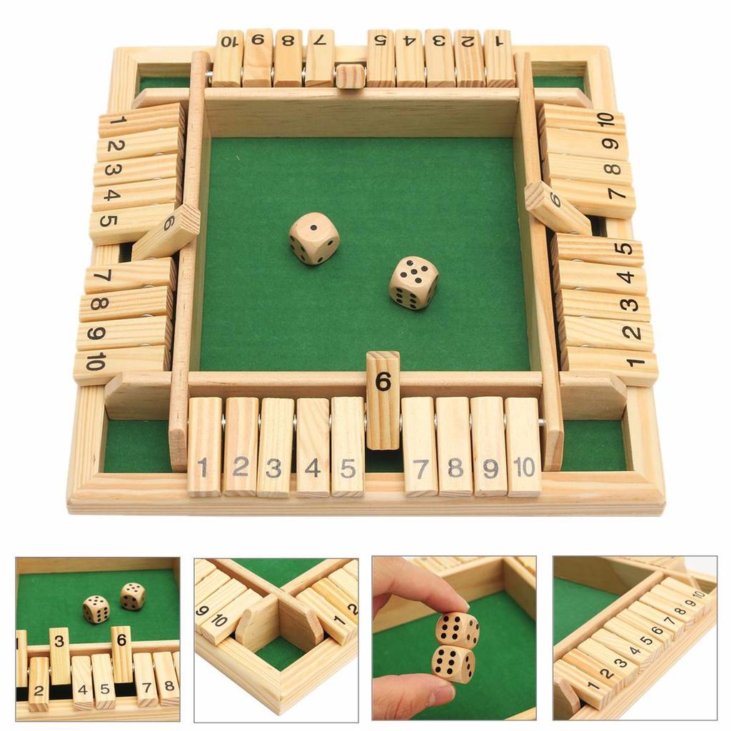 Shut the Box : Wooden Educational Board Game Set | Shopee Philippines