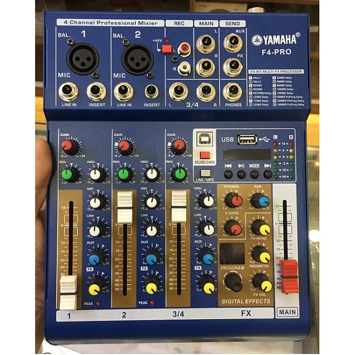 Mixer F4 PRO Latest Version 2021 (Integrating Sound Card) | Shopee ...