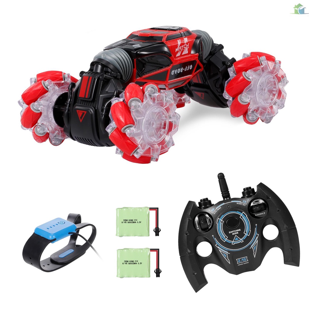 Hot Sale RC Stunt Car 4WD Watch Gesture Sensor Control Deformable ...