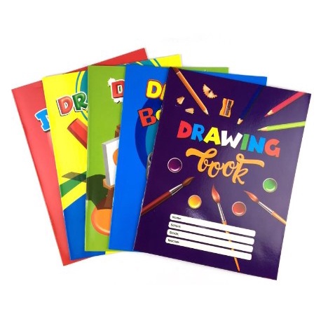 Drawing Book Assorted Color/Design 20 leaves | Shopee Philippines