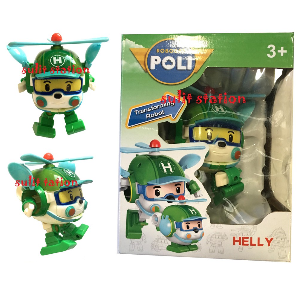 CHARACTER GREEN ROBOT POLICE COP AUTOBOT TRANSFORMER CARS TOY FIGURES ...