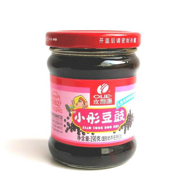 Instant Douchi Black Beans in canned 190g Fermented Black Beans ...