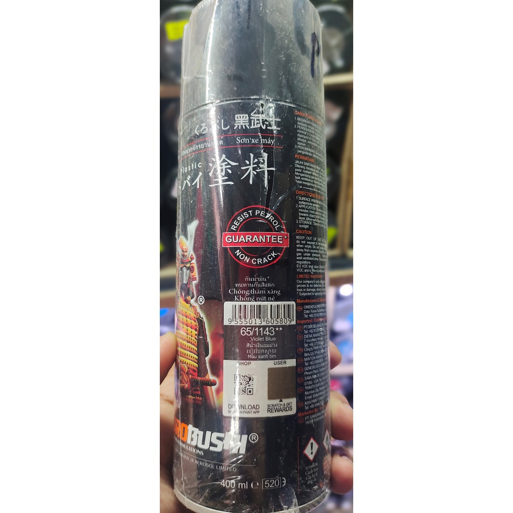 Samurai Paints Violet Blue code: 65/1143 | Shopee Philippines