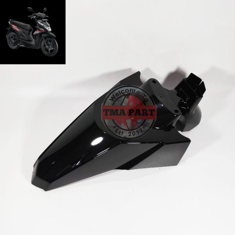 HITAM Beat esp eco street k81 front Fender fenders BLACK | Shopee ...