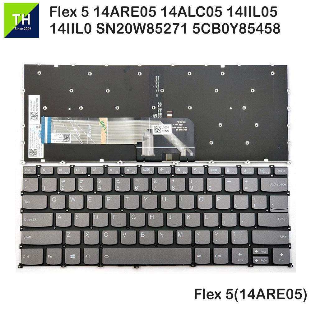 Lenovo Flex 5-14ARE05 14ALC05 14IIL05 5CB0Y85458 Backlit Laptop ...