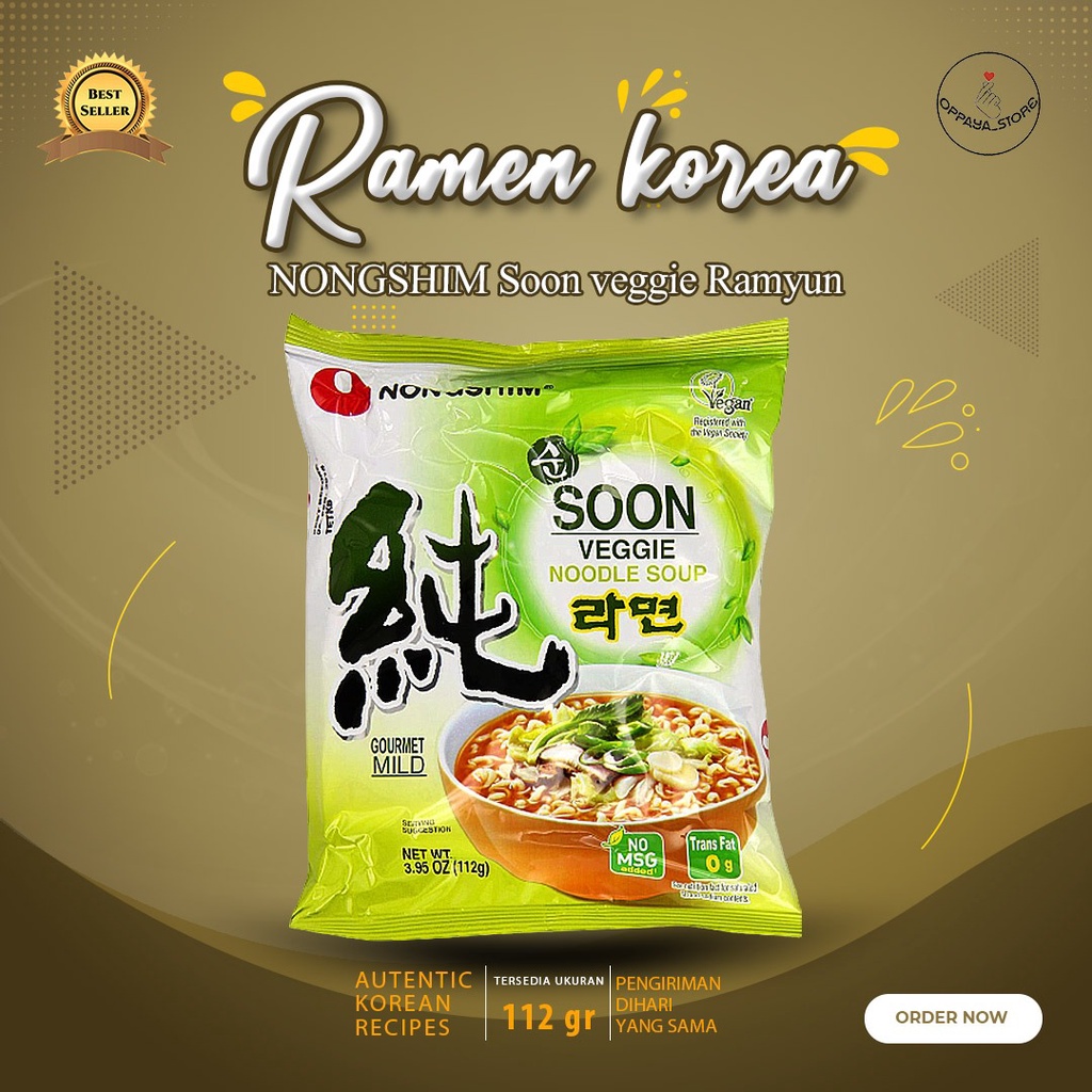 Nongshim Soon Ramyun 112Gr Halal Ramen Veggie | Shopee Philippines